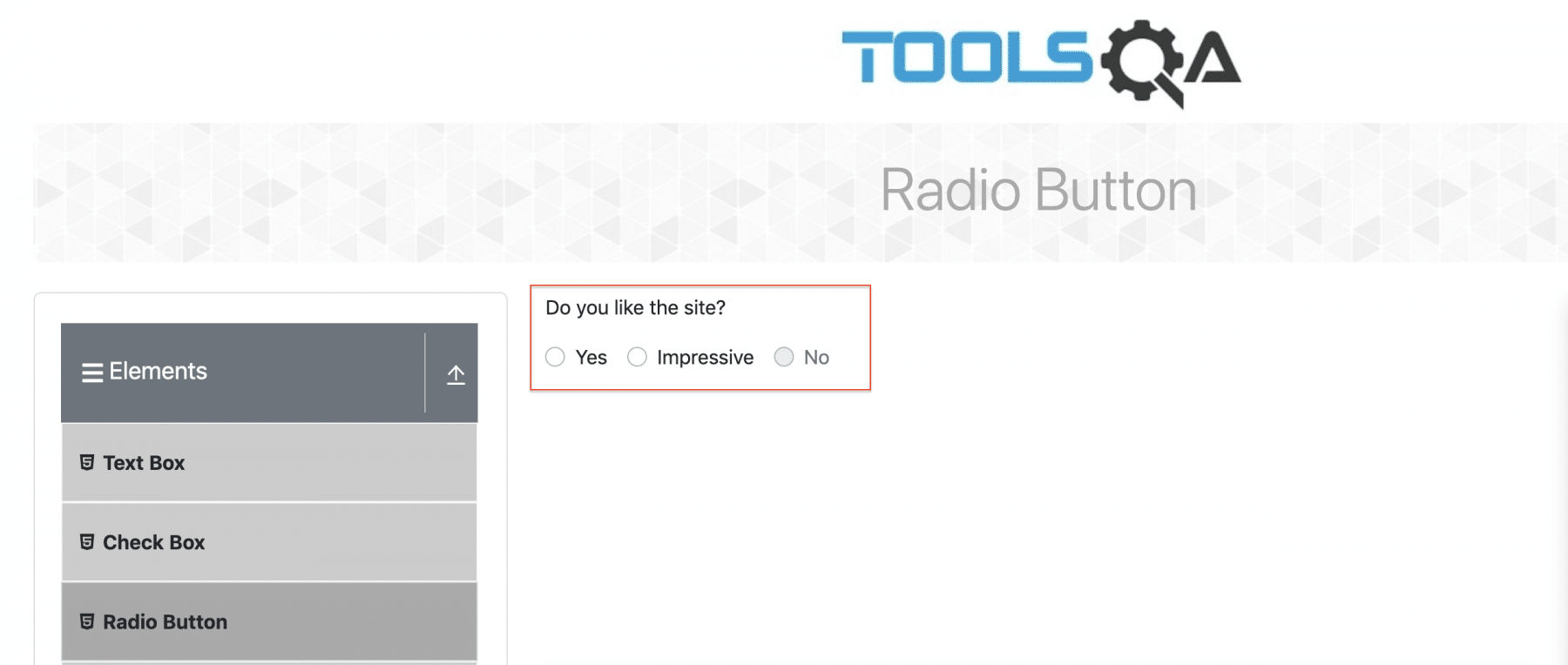 Selenium Radio Button How To Select A Radio Button In Selenium